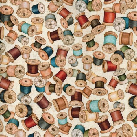 Qt Fabrics Sew Lovely Cotton Reels Browns Craft Shed