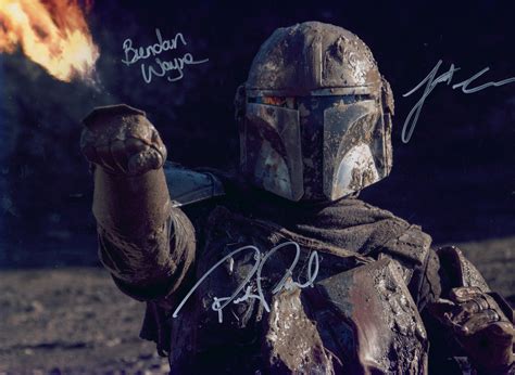 Pedro Pascal Brendan Wayne And Lateef Crowder Signed 16x20 Photo Swa