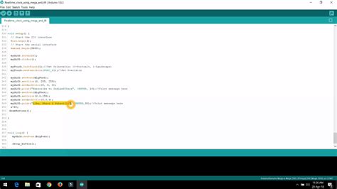How To Make Realtime Clock Using Arduino And Tft Displayarduino Mega Rtc With 35 Inch Tft
