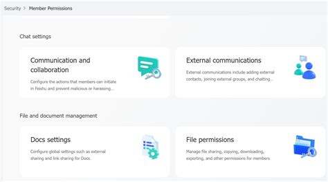 Admin Manage Member Communication And Collaboration Permissions