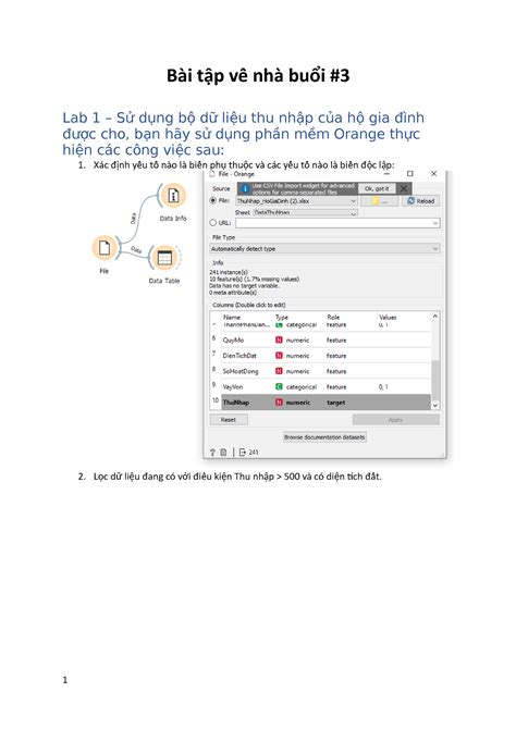 Ds Lab Buoi3 Ve Nha Khdl Lab 1 Sử Dụng Bộ Dữ Liệu Thu Nhập Của Hộ Gia đìnhđược Cho Bạn