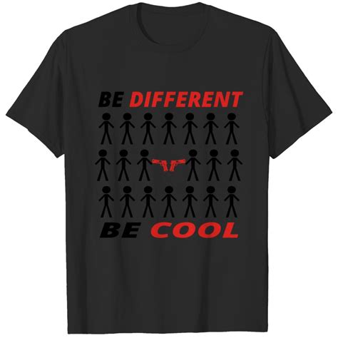 Be Different Anders King Cool Pistole Pistols Weap T Shirt Sold By Lyre Ranna Sku 8843853 60