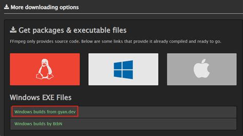 Windows环境FFmpeg下载环境变量配置 MELANCHOLYS 博客园