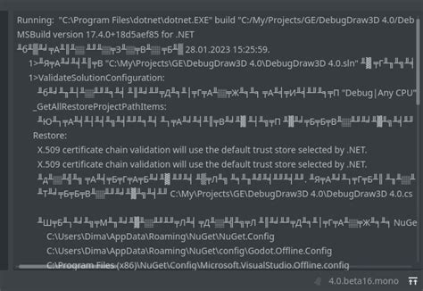 msbuild output garbled · issue 64276 · godotengine godot · github