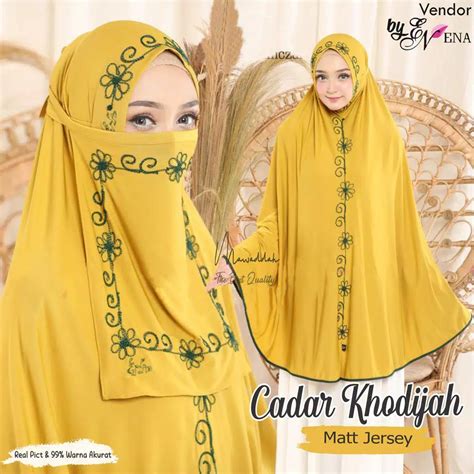 Jilbab Cadar Khadijah Halmall