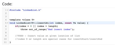 Solved C Linkedlistclass Insertat Write The Code For