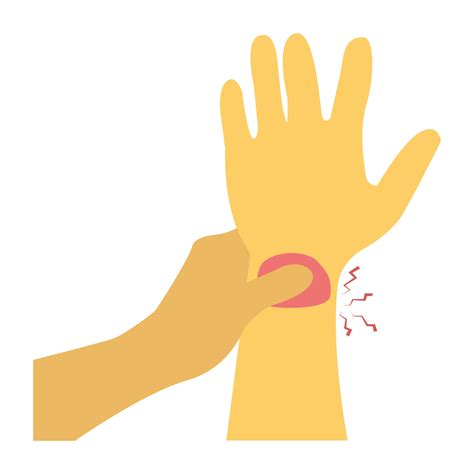 Trendy Wrist Bleeding 13620176 Vector Art At Vecteezy