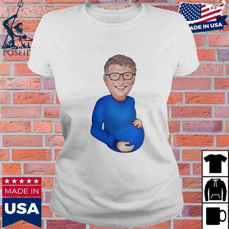 Official Bill Gates Pregnant Emoji Shirt Hoodie Tank Top Sweater And