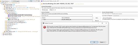 Problem When Activating Service Binding In Trial E Sap Community