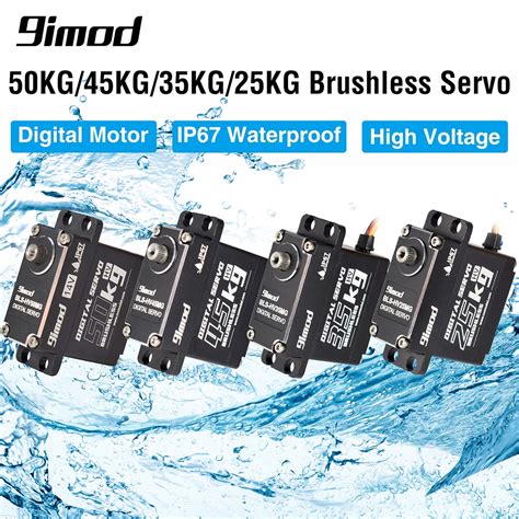 9imod Waterproof Brushless Coreless Servo 50kg 45kg 35kg 25kg 180 Degree Aluminum Digital Metal 9imod Waterproof Brushless Coreless Servo 50kg 45kg 35kg 25kg 180 Degree Aluminum Digital Metal