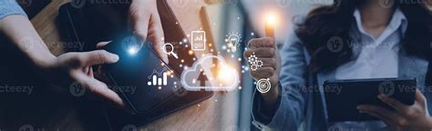 Man Use Laptop With Cloud Computing Diagram Show On Hand Cloud