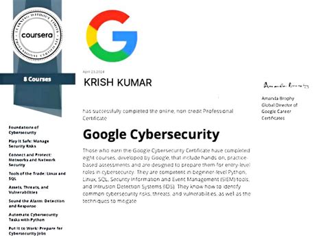 Krish Kumar On Linkedin Excited To Share That Ive Just Completed The