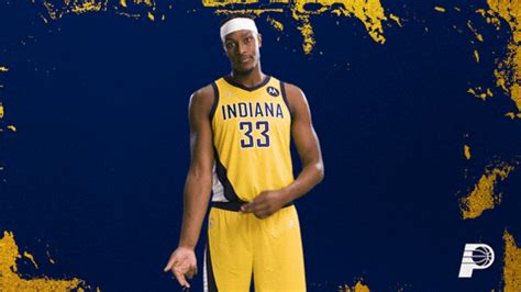 Myles Turner Basketball  By Indiana Pacers Find And Share On Giphy