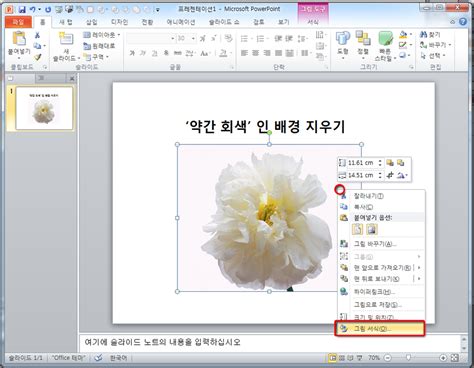 Ppt 팁파워포인트 팁 이미지 배경 지우기 네이버 블로그