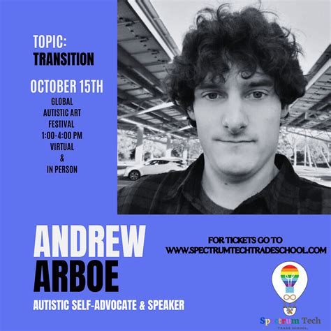 Featured Speaker Andrew Arboe Disability Advocate