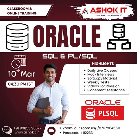 Ashok It 🚀 Master Oracle Sql And Pl Sql With Expert Training 🔥 Join The Oracle Sql And Pl Sql