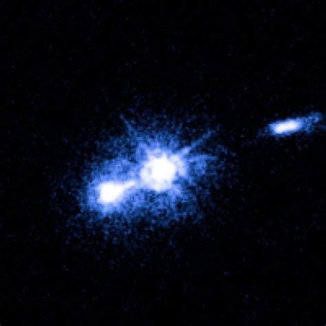 Hubble Witnesses Spectacular Flaring In Gas Jet From M87s Black Hole