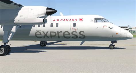 Rivière Manky1 Dash 8 Q 100 Air Canada C Fgcr Livery Aircraft
