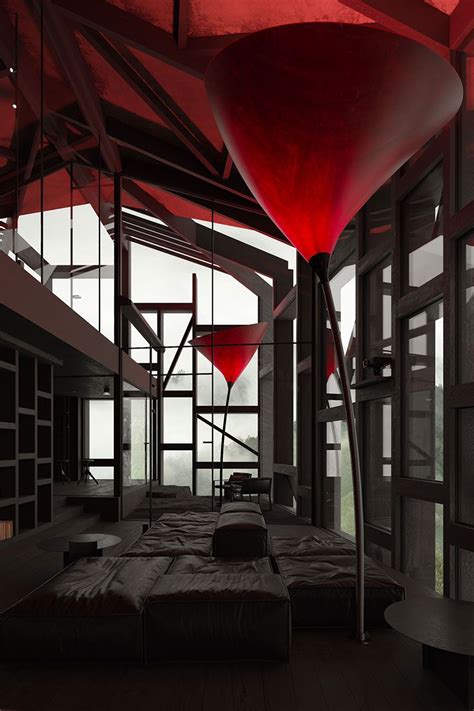 Igor Sirotov Architects In Kiev Modernism Interior Design Black And