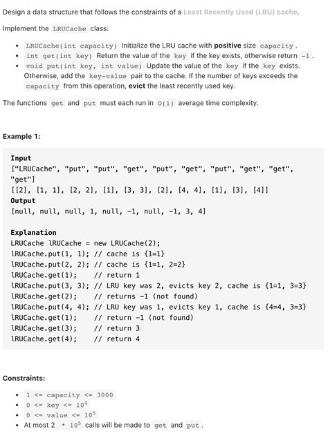 Lru Cache Kickstart Coding