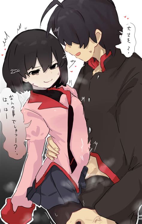 Tsugumi Tgm 615486 Araragi Koyomi Oshino Ougi Monogatari Series Commentary Highres