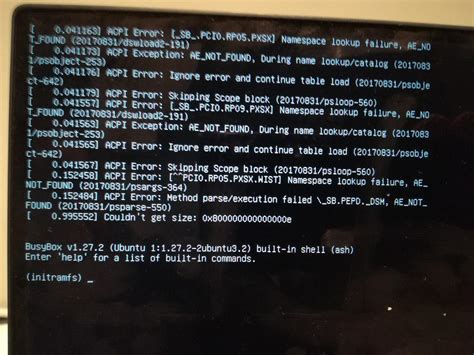 Ubuntu Cannot Boot After Crash Ask Ubuntu