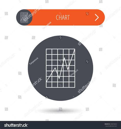 Chart Curve Icon Graph Diagram Sign Stock Vector Royalty Free 294678263