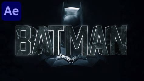 3D Cinematic Text Animation in After Effects - After Effects Tutorial ...