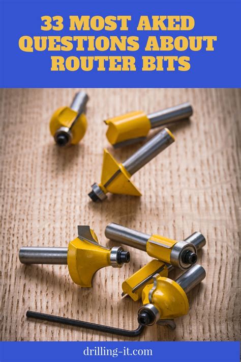 Ultimate Router Bits FAQ Drilling It Com
