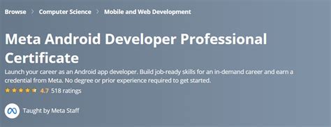 Coursera Meta Android Developer Professional Certificate Eshoptrip