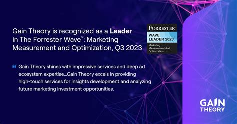 Gain Theory On Linkedin Leader In The Forrester Wave™ Gain Theory