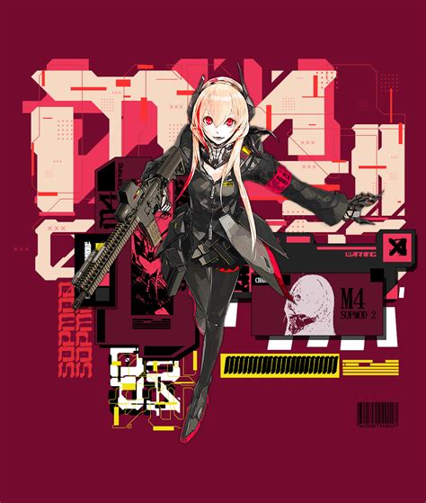 Gfx Gfl M4 Sopmod Ii Girls Frontline By Rivo22245 On Deviantart