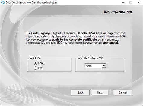 Set Up Your Digicert Provided Etoken