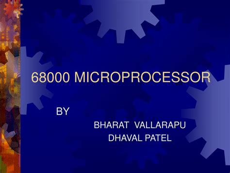 Ppt 68000 Microprocessor Powerpoint Presentation Free Download Id 390889