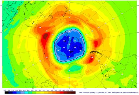 Ozone Layer Depletion Map