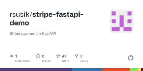 Github Rsusikstripe Fastapi Demo Stripe Payment In Fastapi
