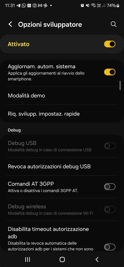 Non Mi Attiva Il Debug Usb Seguendo Le Operazioni Suggerite Samsung Community