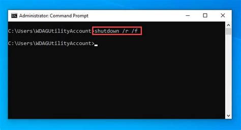 How To Restart Computer Using Command Line Local And Remote