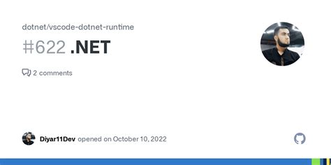 Net Issue Dotnet Vscode Dotnet Runtime Github