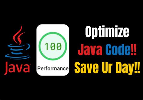 15 Java Performance Optimization Tips I Used By Sam Java Dev 🖐 Java