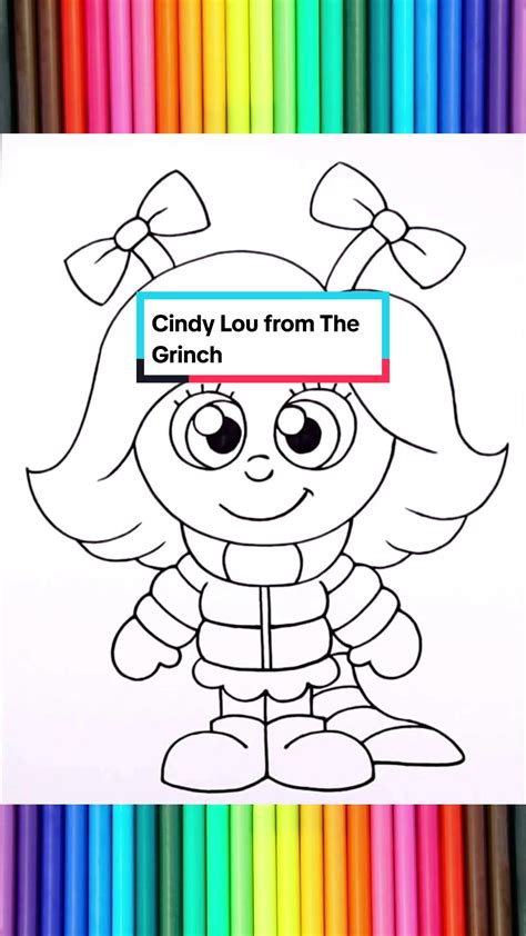 The Grinch And Cindy Lou Who Drawing