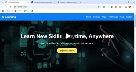 Webdevelopment Internship Octanet Elearning Html Css Javascript Steeven Mondithoka