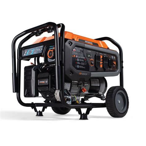 Generac 4500 / 4000-Watt Dual Fuel Recoil Start Gasoline / Propane ...