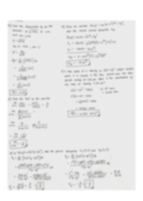 SOLUTION Calculus Practice Problems Studypool