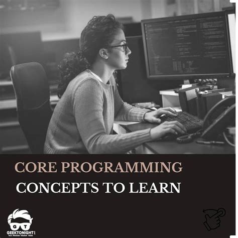 Core Programming Concepts You Should Learn 1 Variables 2 Data Types 3conditional Statements
