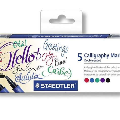 Chisel Tip Calligraphy Markers Etsy