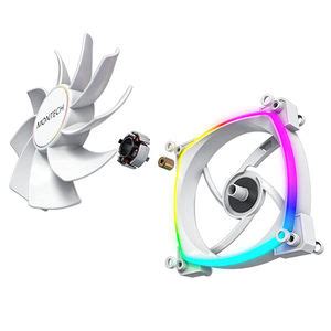 Buy Montech RX PWM ARGB Mm Reverse Fan White RX PWM W PC Case Gear Australia