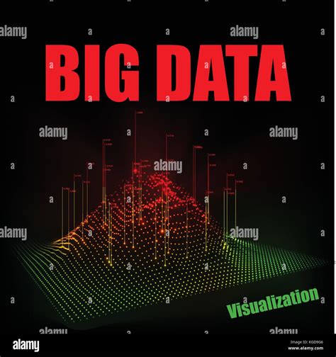 Vector Abstract 3d Big Data Visualization Technology Background Stock Vector Image And Art Alamy