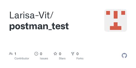 Github Larisa Vitpostmantest