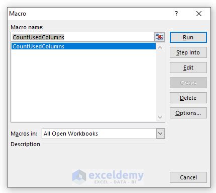 How To Count Columns With Data Using Excel VBA Methods ExcelDemy